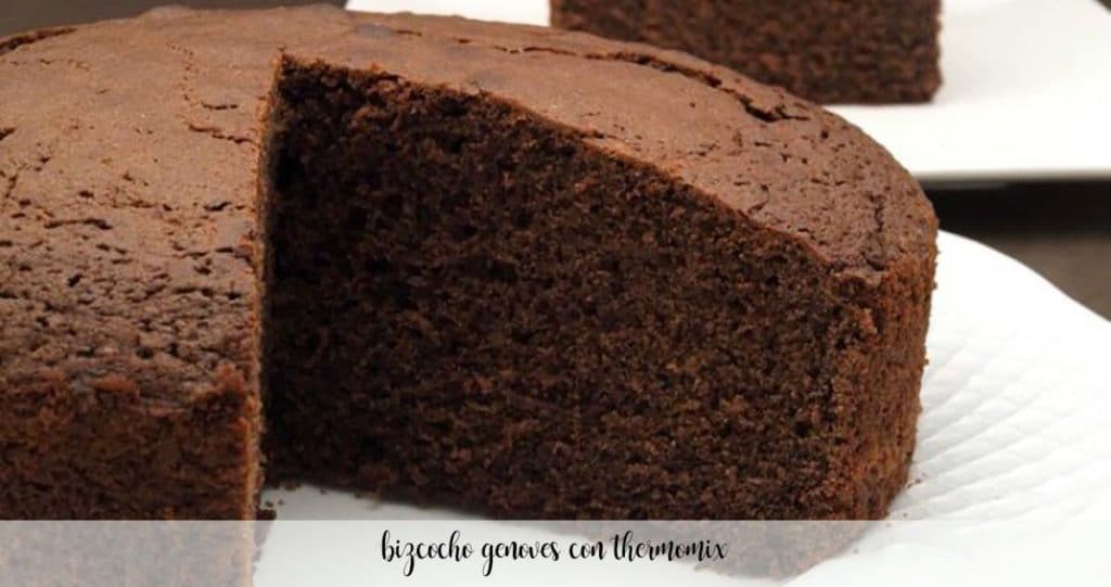 Bizcocho Genovés De Chocolate Con Thermomix Recetas Para Thermomix